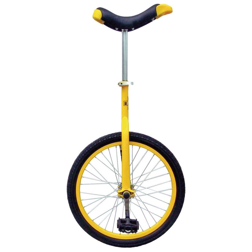 Fun Yellow 20 in. Unicycle with Alloy Rim-659325 - The Home Depot Fun Yellow 20 in. Unicycle with Alloy Rim-659325 - The Home Depot