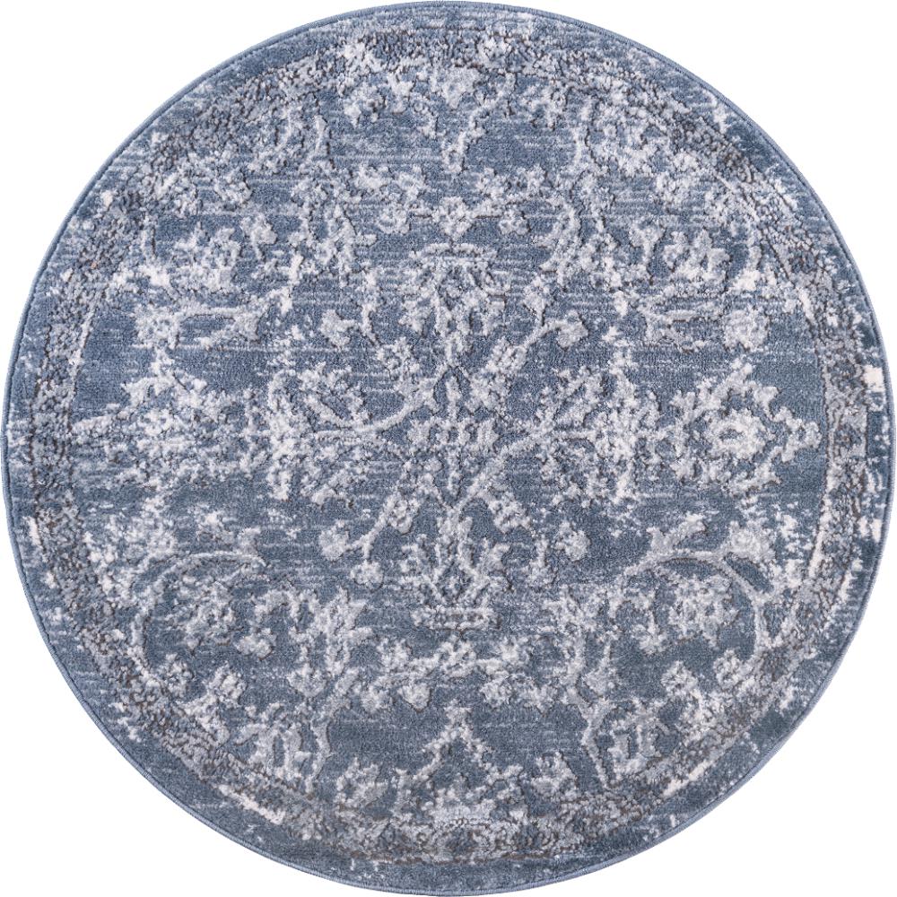 Round - 3' Round - Blue - Area Rugs - Rugs - The Home Depot