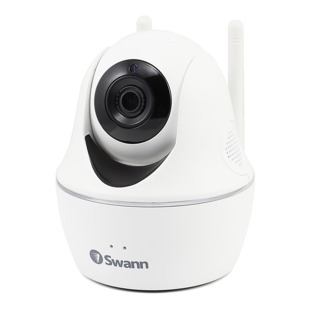 Swann 1080p Full HD Wi-Fi Pan and Tilt Wired White Security Camera ...
