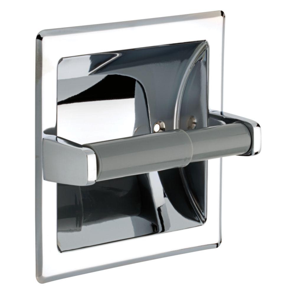 Glacier Bay Constructor Single Post Toilet Paper Holder in Chrome-20118 ...