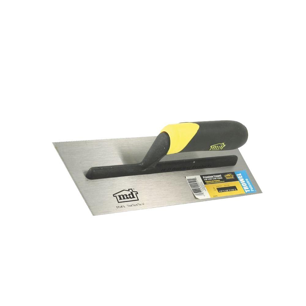 1 16 X 1 32 X 1 32 Premium U Notch Flooring Trowel 20051 The Home