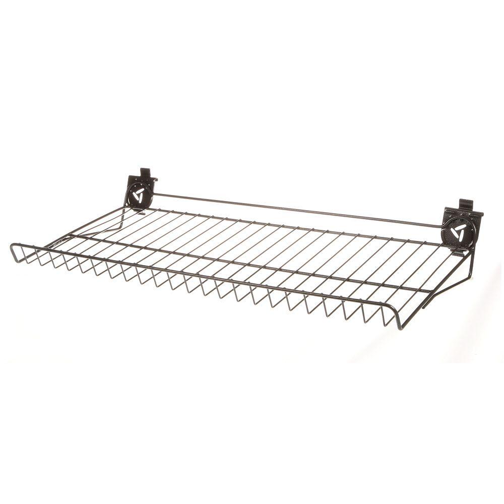 Gladiator 30 in. W x 15 in. D Ventilated Shoe Shelf for GearTrack or ...