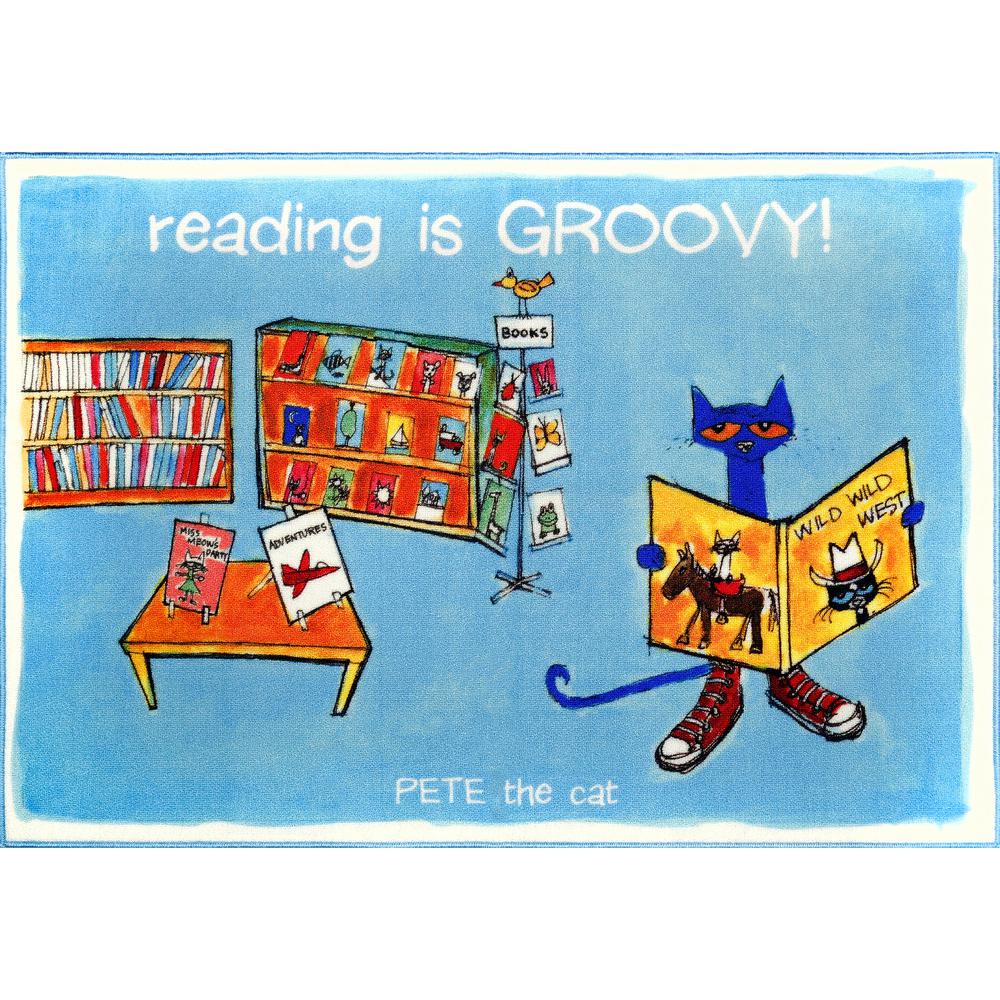 Home Dynamix Pete The Cat Elementary Multi Reading is Groovy 35.4 in. x ...