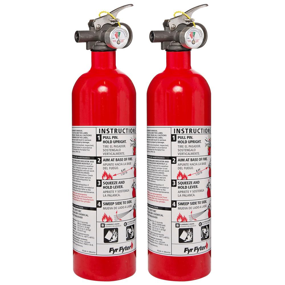 Kidde Pro 210 Fire Extinguisher, 4lb, 2-A, 10-B:C – BrickSeek
