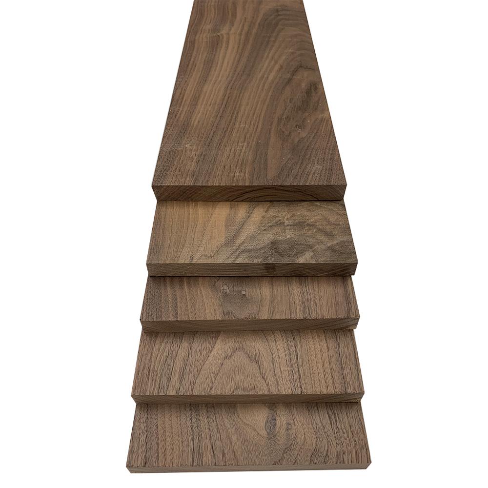 Swaner Hardwood 1 in. x 8 in. x 2 ft. Walnut S4S Board (5-Pack ...
