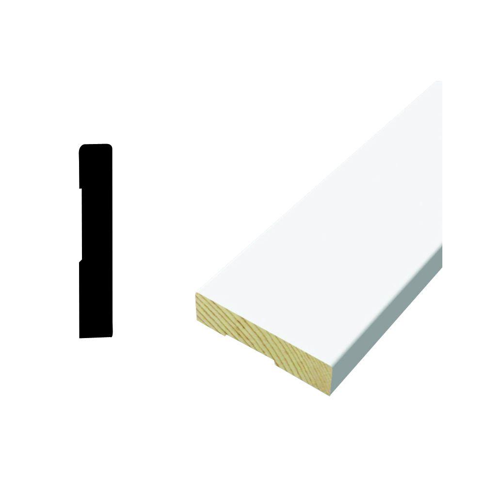 Woodgrain Millwork LWM 473 19/32 in. x 2-1/4 in. Primed Finger-Jointed ...