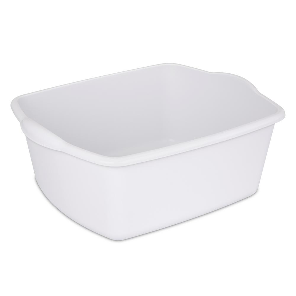 Sterilite 18 qt. Kitchen Dish Pan-06588012 - The Home Depot