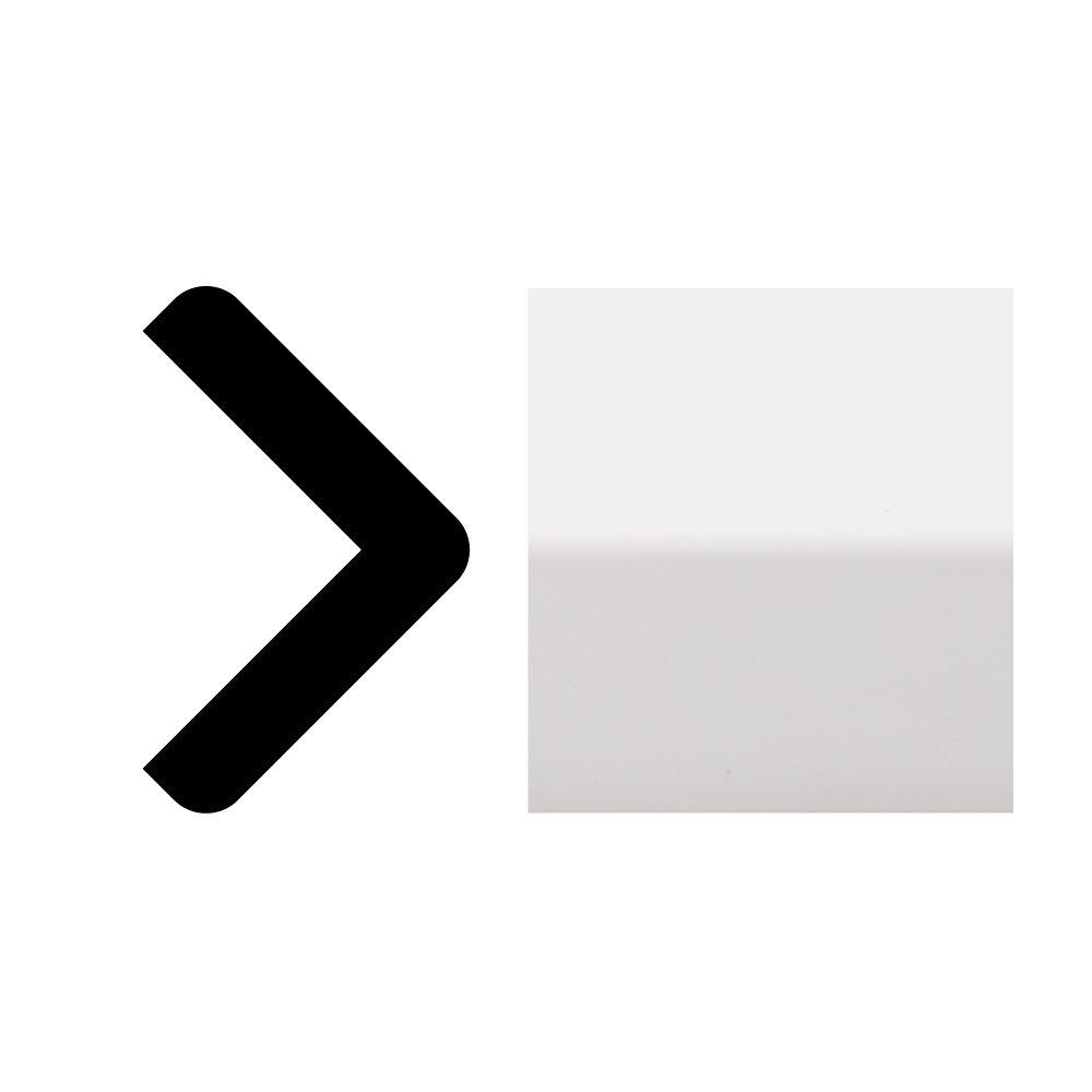 Royal Building Products 7719 1-1/8 in. x 1-1/8 in. x 8 ft. Primed White ...
