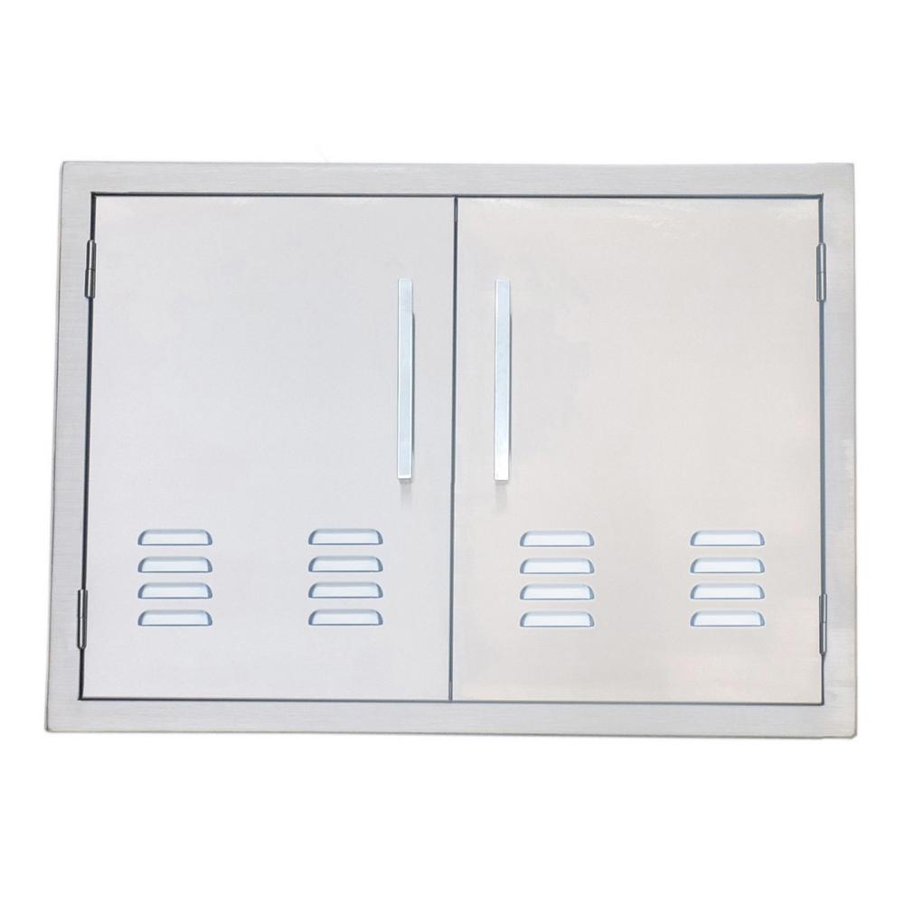 Sunstone Signature Series 30 in. 304 Stainless Steel Double Access Door ...