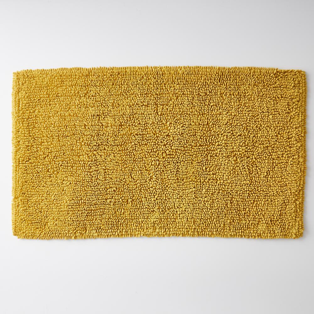 The Company Store Company Cotton Chunky Loop Deep Yellow 24 in. Square ...