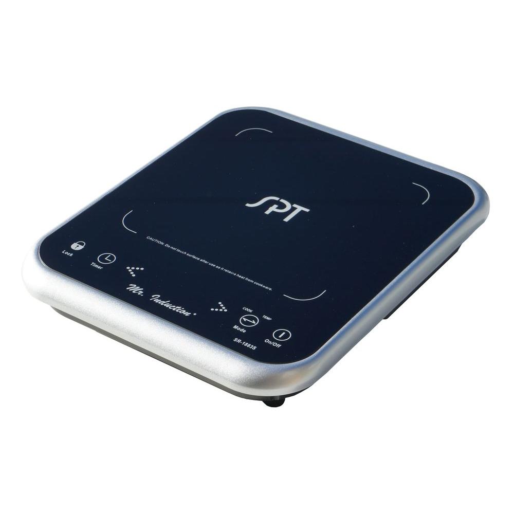 SPT 11.25 in. Ceramic Surface Induction Cooktop in Silver with 1 ...
