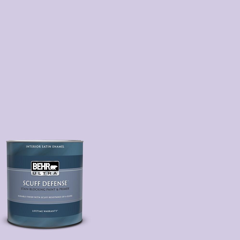 BEHR ULTRA 1 qt. #650C-3 Light Mulberry Extra Durable Satin Enamel ...