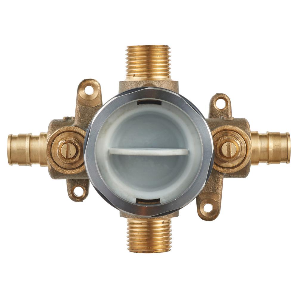 American Standard Flash Shower Rough-in Valve with PEX Inlets/Universal ...