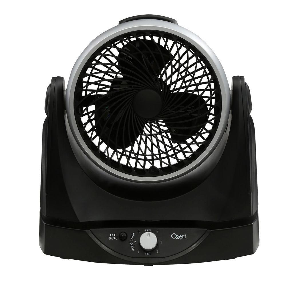 O2Cool 10 in. Portable Desk Fan with USB Charging Port-FD10002AU - The ...