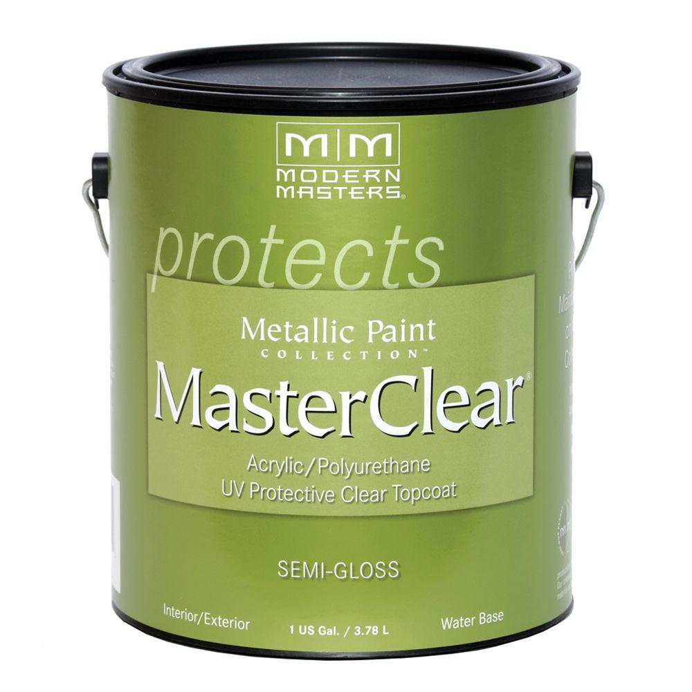 Modern Masters MasterClear 1 gal. Semi-Gloss Clear Water-Based Interior ...
