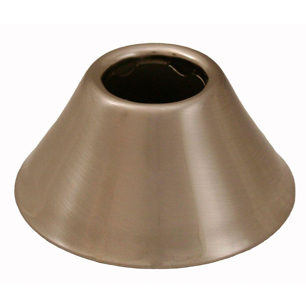 JONES STEPHENS 2-3/8 in. O.D. Bell Pattern Escutcheon for 1/2 in. Iron ...