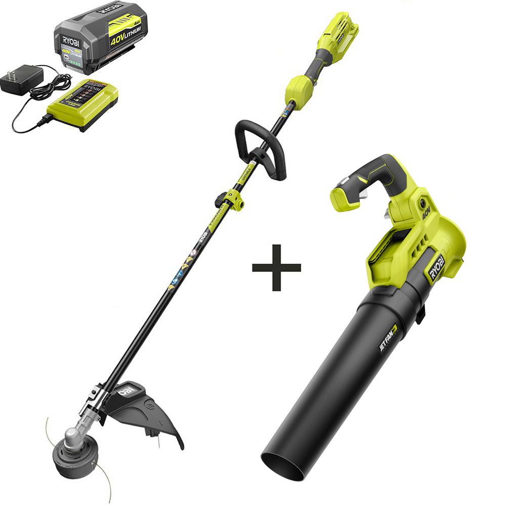 RYOBI 40-Volt Lithium-Ion Brushless Electric Cordless Attachment ...