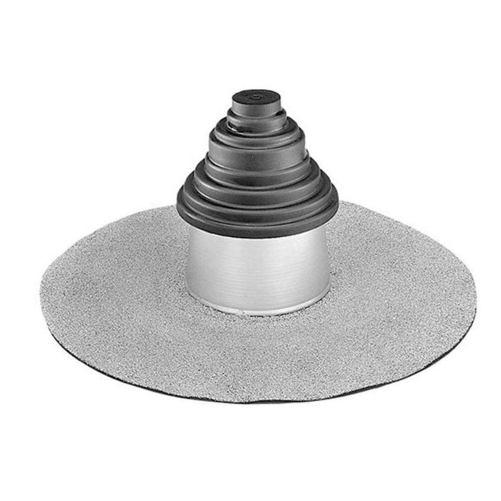 GAF M-Weld 6 in. White Adjustable M-Vent Roofing Vent SBS Flashing for ...