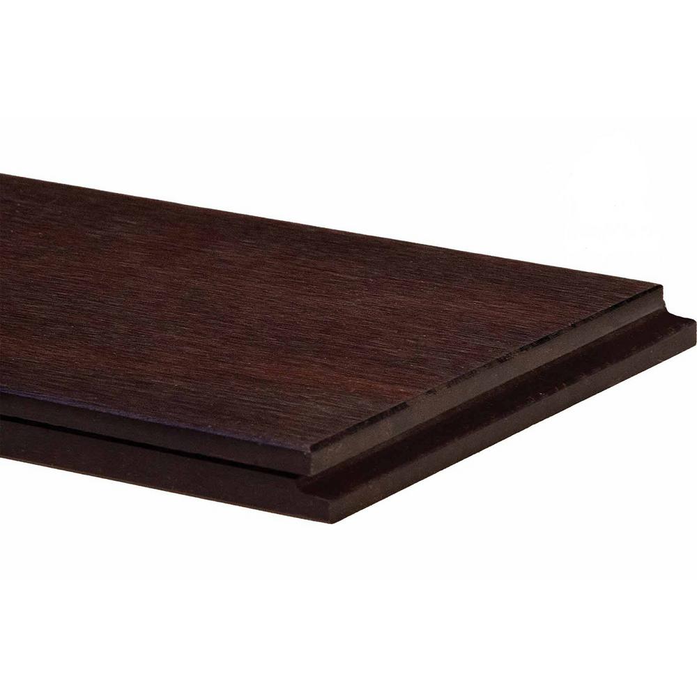 Unbranded 0.5 in. x 4 in. x 6 ft. Dasso XTR Classic Espresso Fused ...