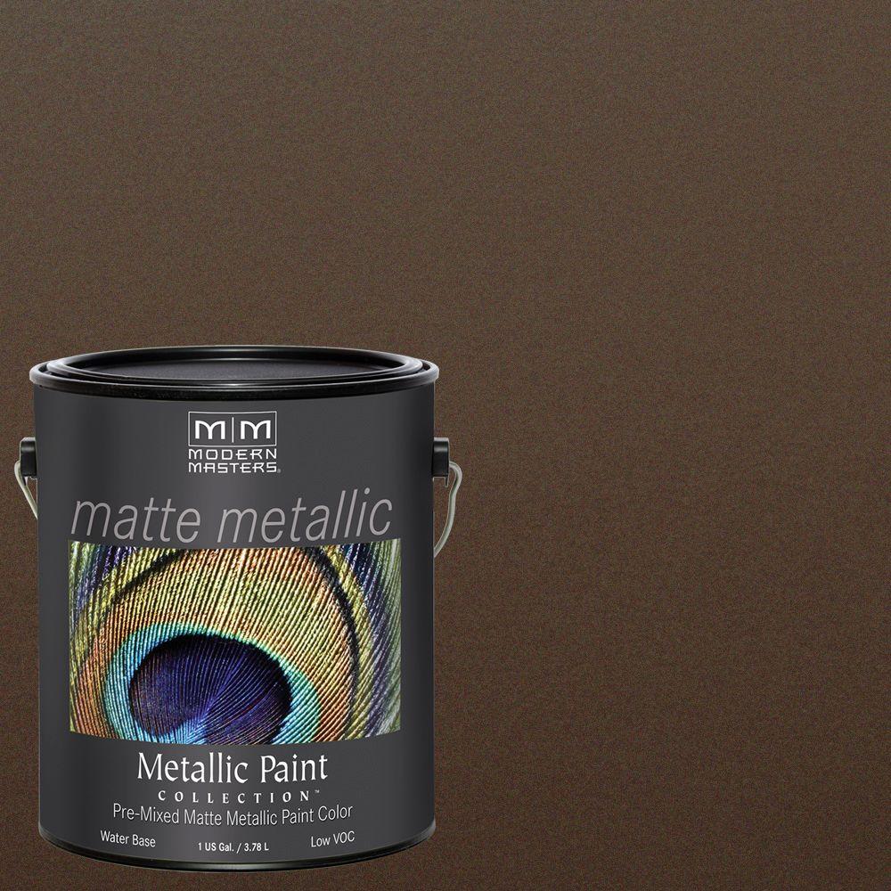 Modern Masters 1 qt. Blackened Bronze Matte Metallic Interior Paint ...