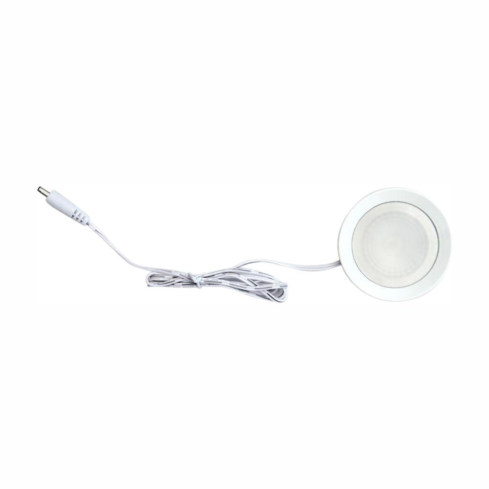 Commercial Electric 1-Light Metal White LED Puck Light-2136-WH - The ... Commercial Electric 1-Light Metal White LED Puck Light-2136-WH - The ...
