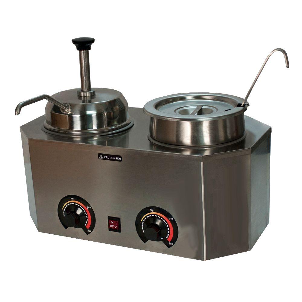 Paragon Pro-Style 6 L Ladle Pump Warmer with 2 Crocks-2029E - The Home ...