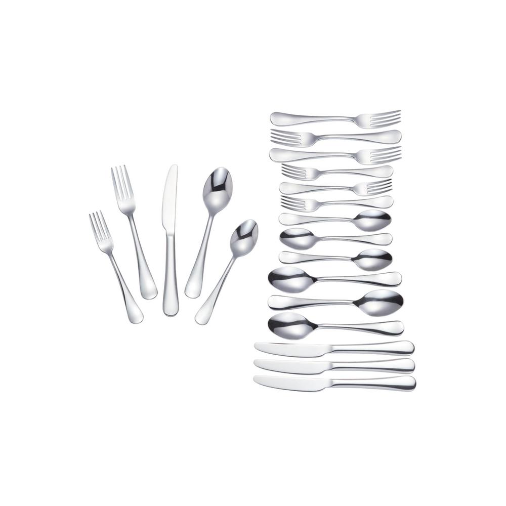 Home Decorators Collection Maywood 20-Piece Stainless Steel Flatware ...