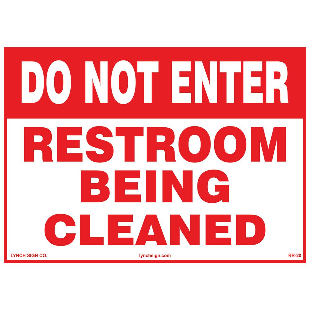 Lynch Sign 14 in. x 10 in. Employees Must Wash Hands Sign Printed on ...
