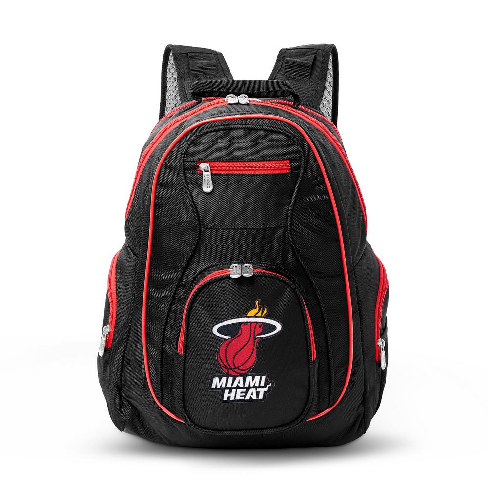 Denco NBA Miami Heat 19 in. Black Trim Color Laptop Backpack NBHEL708 ...