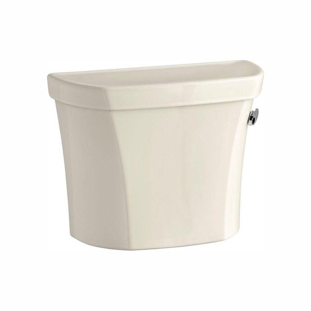 KOHLER Wellworth 1.6 GPF Single Flush Toilet Tank Only in Almond-K-4468 ...
