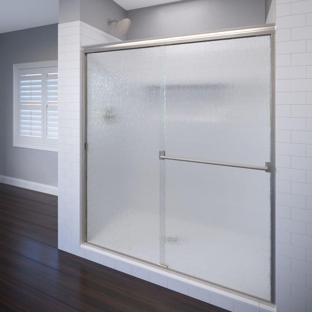 Delta Portman 60 In X 70 In Semi Frameless Sliding Shower Door In