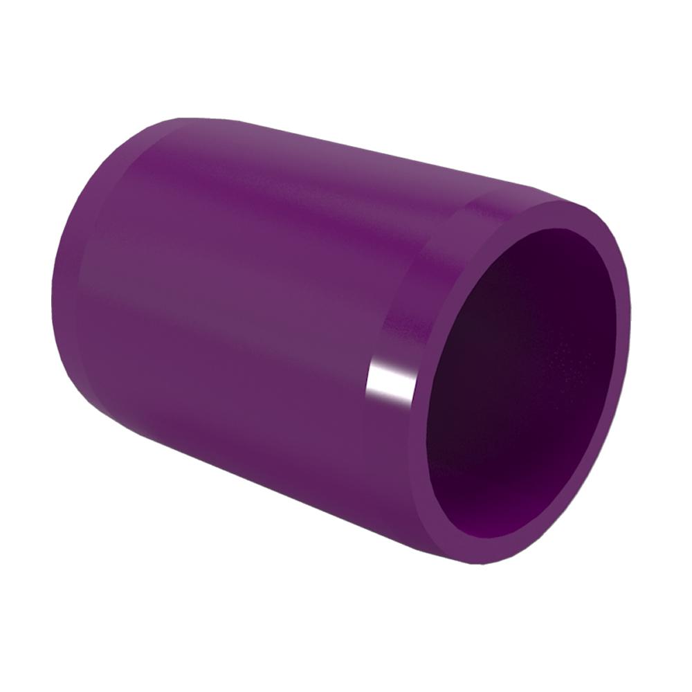Formufit 1-1/4 in. Furniture Grade PVC External Coupling in Purple (10 ...