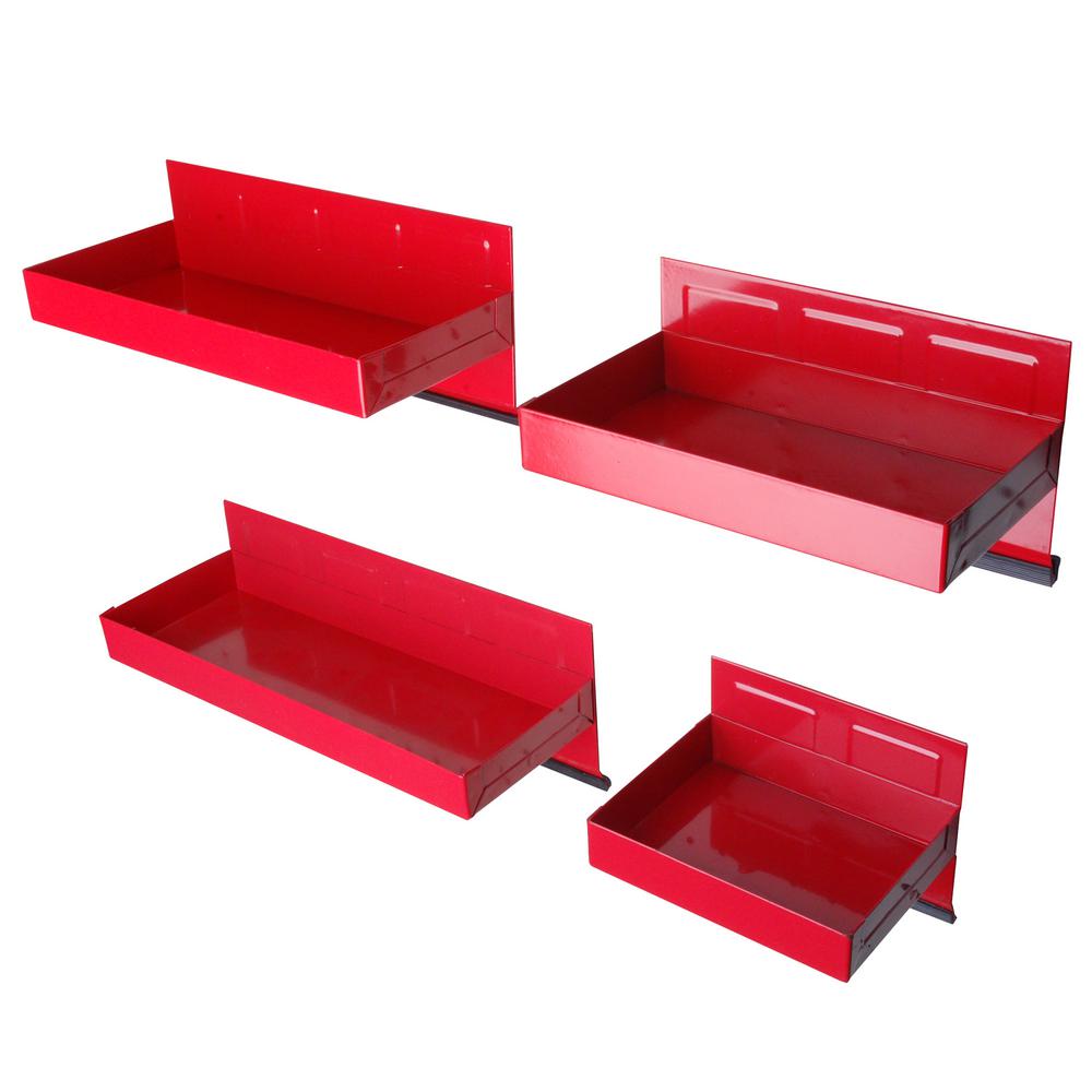 Steel Core 20 in. Magnetic Tool Box Tray Set (4-Piece)-42698 - The Home ...