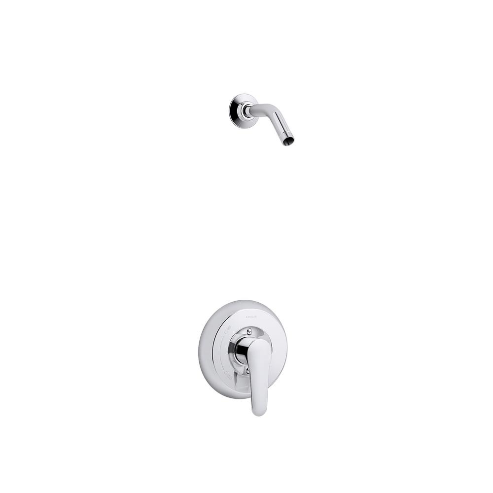 KOHLER 1-Handle Shower Valve Trim Kit with Lever Handle in Polished ...