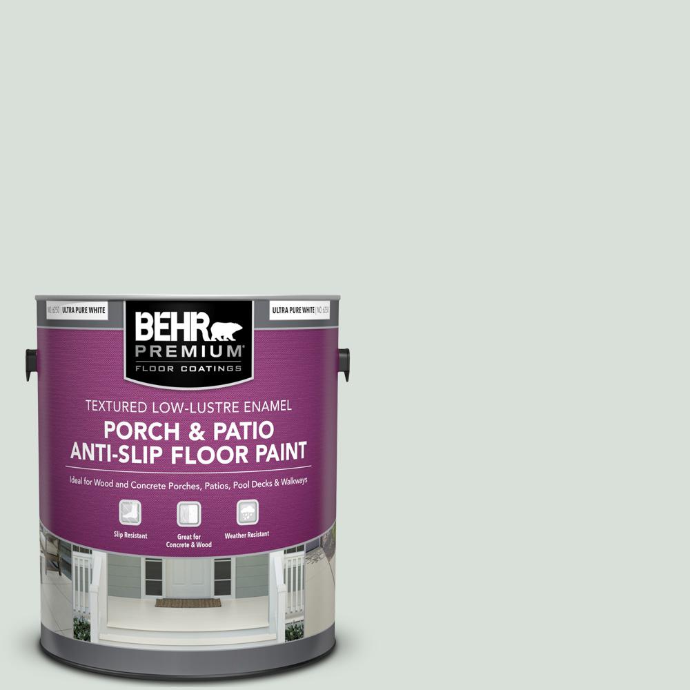 BEHR Premium 1 gal. #N420-1 Juniper Breeze Textured Low-Lustre Enamel ...