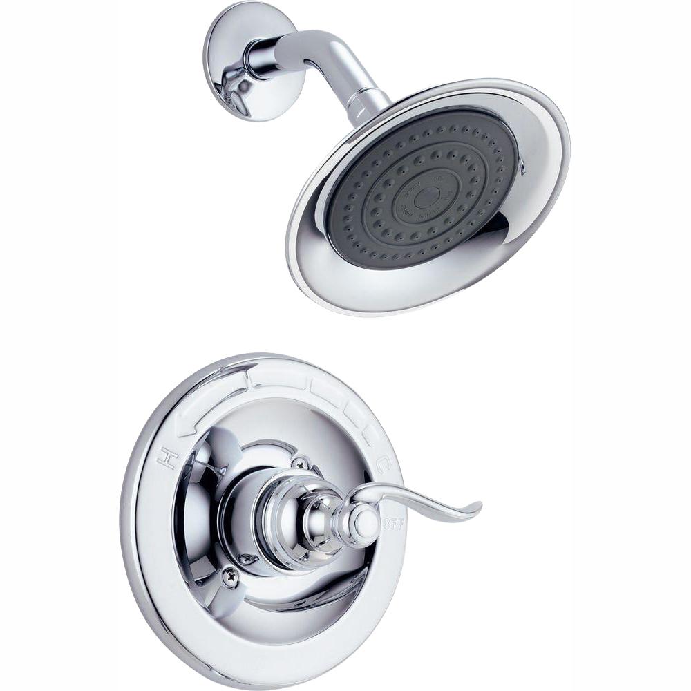 Delta Windemere 1-Handle Shower Only Faucet Trim Kit in Chrome (Valve ...