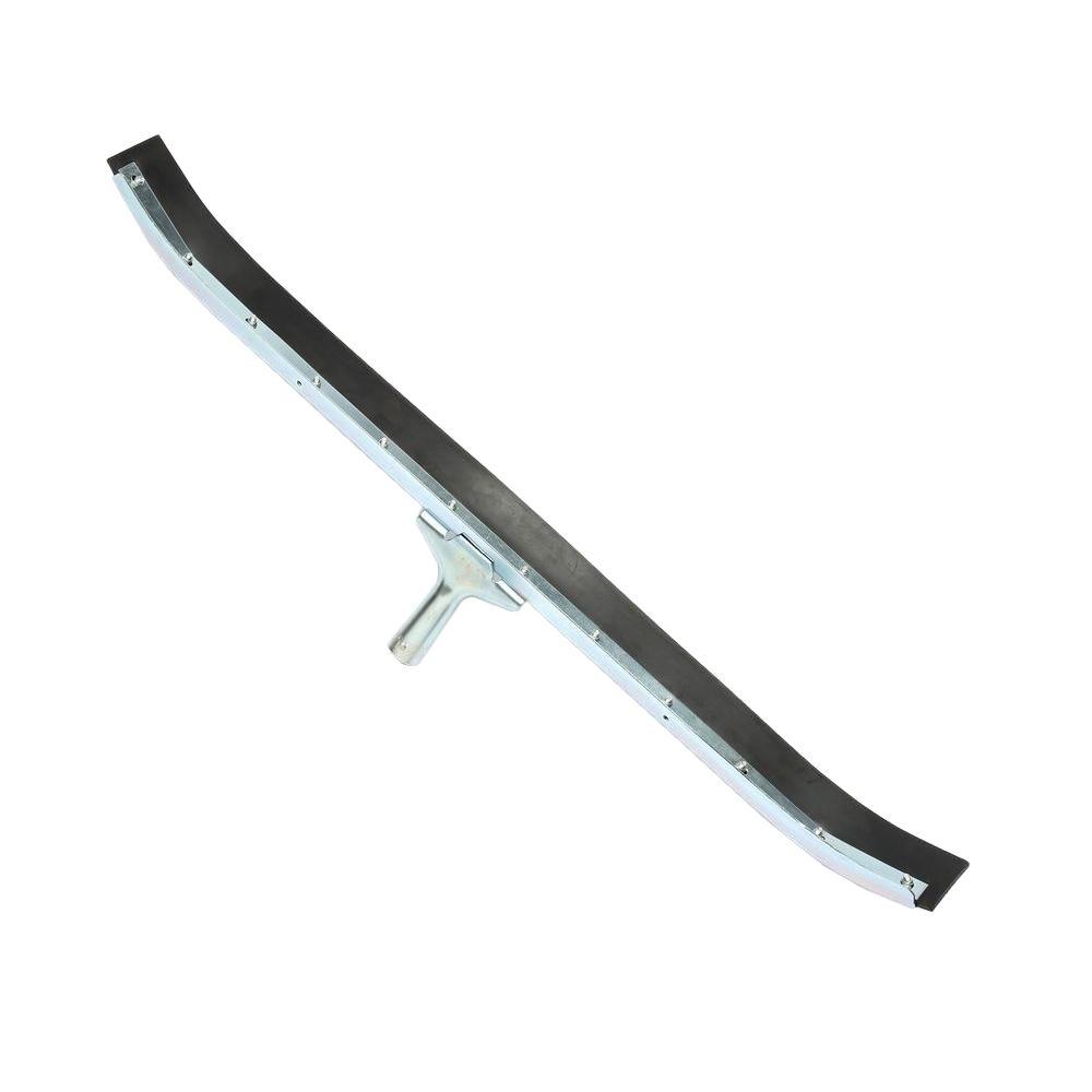 Ettore 36 in. Industrial Duty Galvanized Steel Curved Floor Squeegee ...