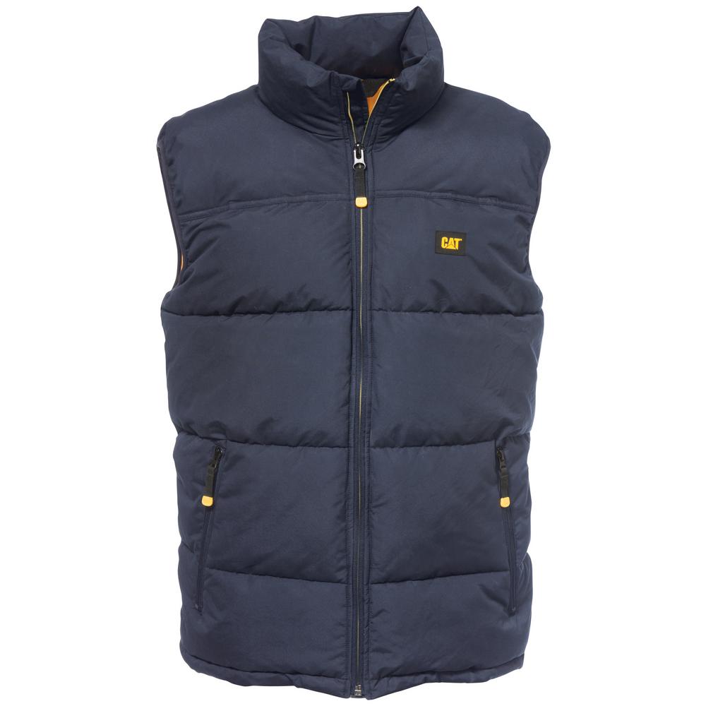 Caterpillar Arctic Zone Men's Small Navy Polyester Vest-W12430-382-S ...