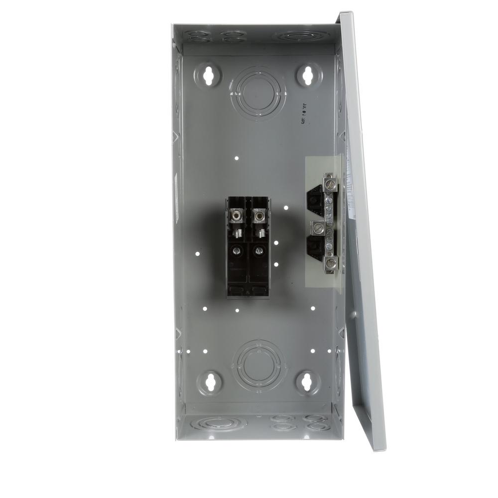 Siemens EQ 125 Amp 2-Space 4-Circuit Main Lug Surface Mount Load Center ...
