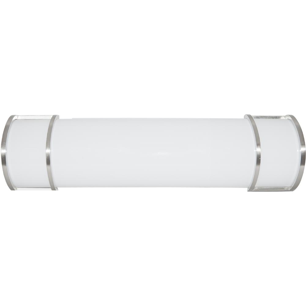 48 in. Brushed Nickel LED Bath Bar Vanity Light 4000K (3-Bulbs)-LED ...