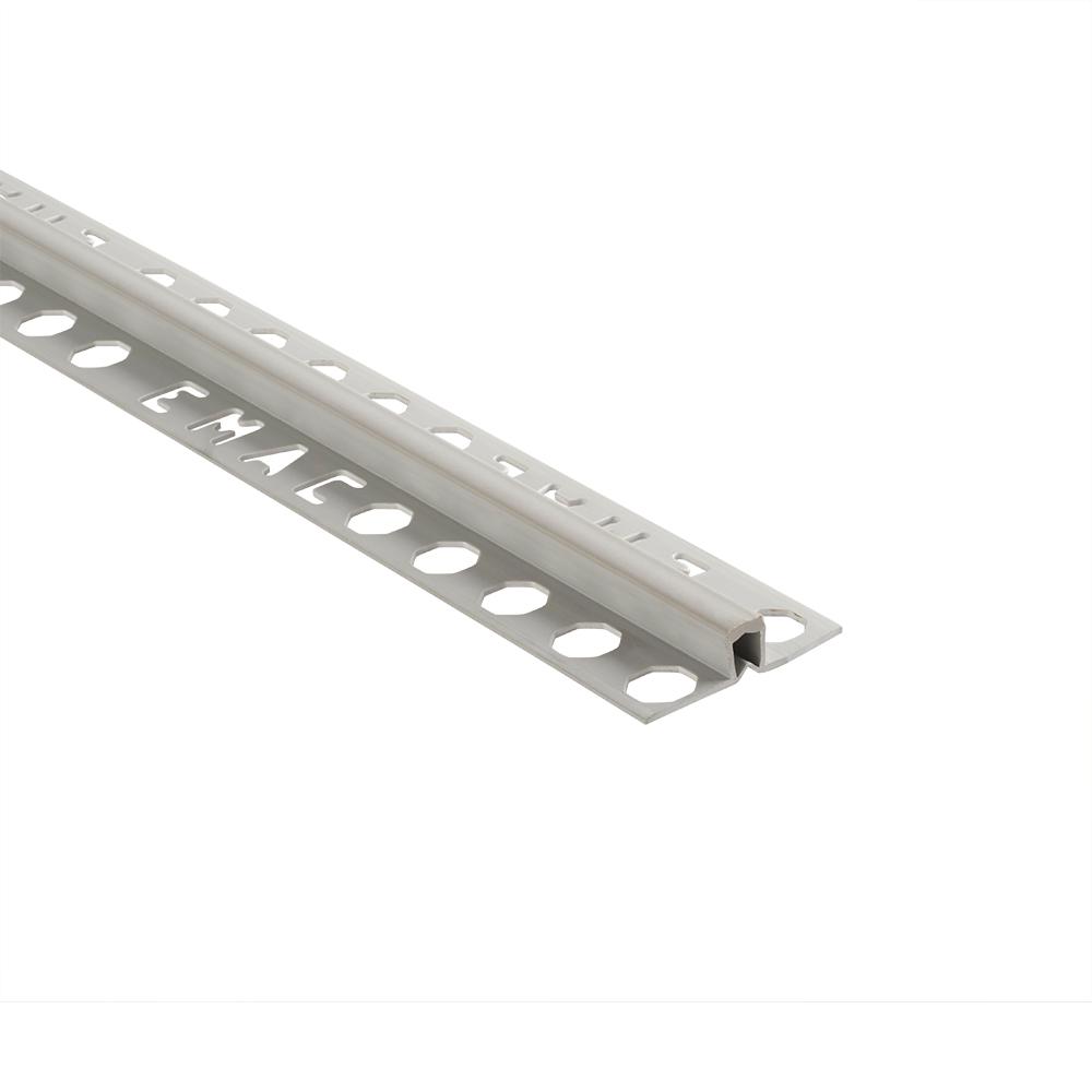 Emac Novocanto Grey 3/8 in. x 98-1/2 in. PVC Tile Edging Trim-NCP0238 ...