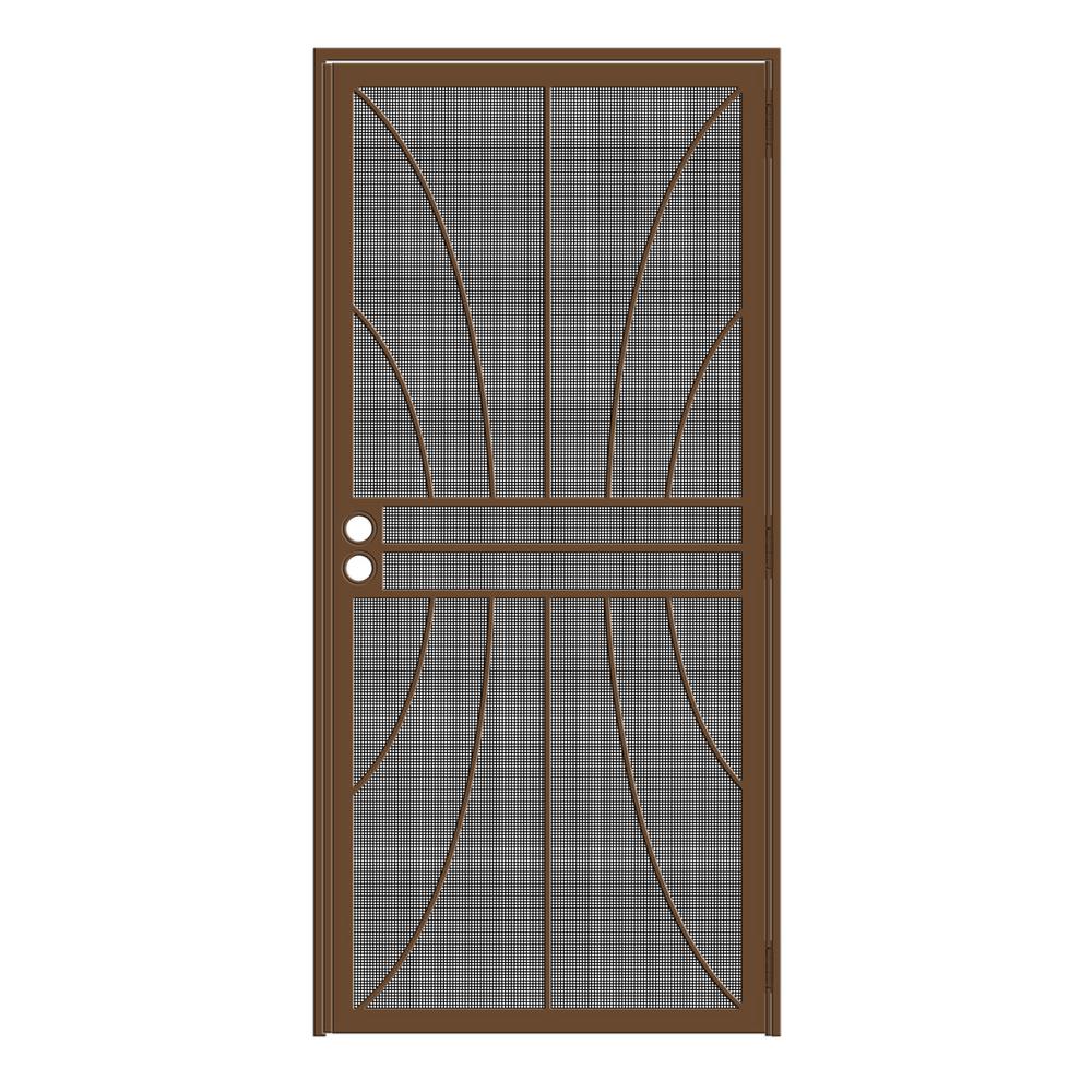 Unique Home Designs 36 in. x 80 in. Meridian Rust Shield Copper Surface ...