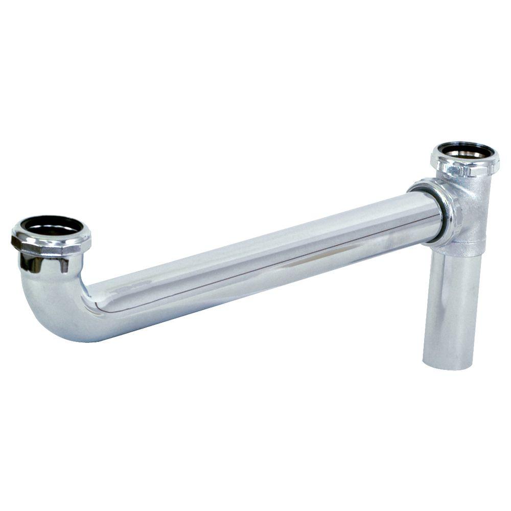 Eastman 1-1/2 in. End Outlet Continuous Waste, Chrome-35007 - The Home ...