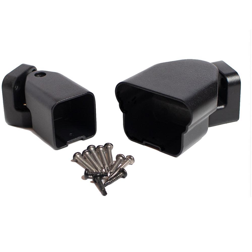 Pegatha Plus Black Aluminum Textured Level Bracket Kit (2-Piece)-H ...