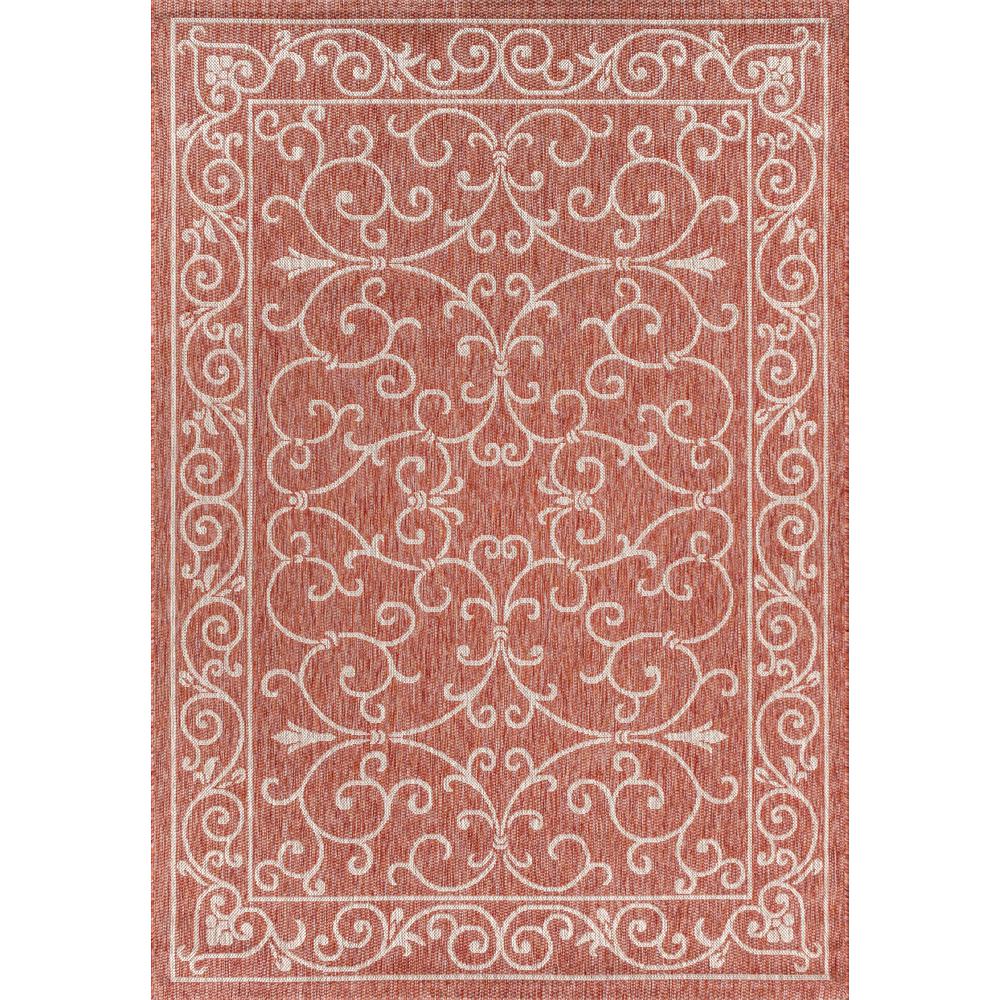 JONATHAN Y Tela Bohemian Teal/Gray 3 ft. 11 in. x 6 ft. Textured Weave ...