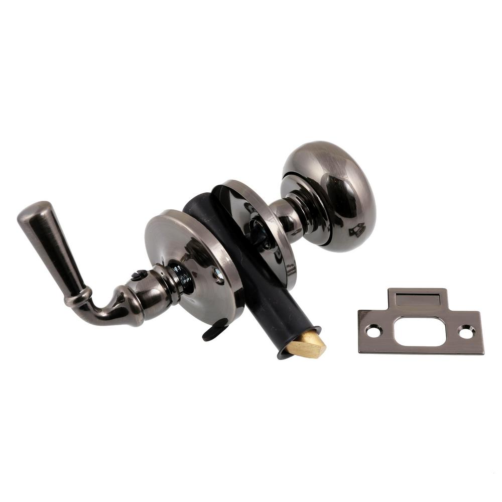 idh by St. Simons Antique Nickel Storm Screen Door Latch with Rosettes ...