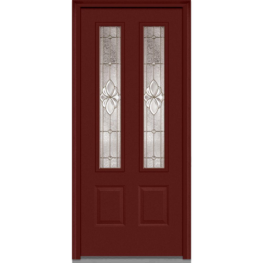 Burgundy - Front Doors - Exterior Doors - The Home Depot