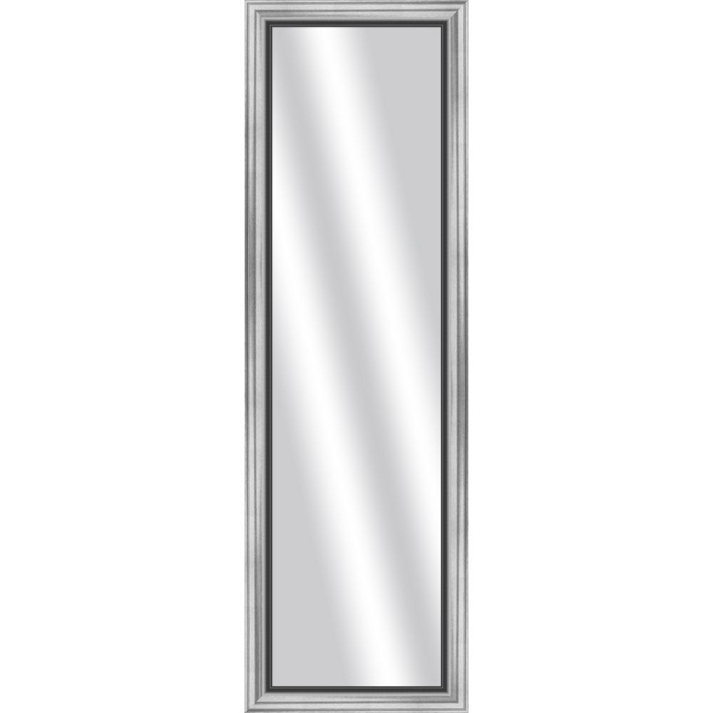 PTM Images Large Rectangle Stainless Silver Art Deco Mirror (53 in. H x ...