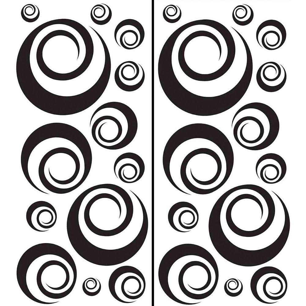 Wall Pops 17.5 in. x 39 in. Ringlets Wall Decal-WPK99062 - The Home Depot