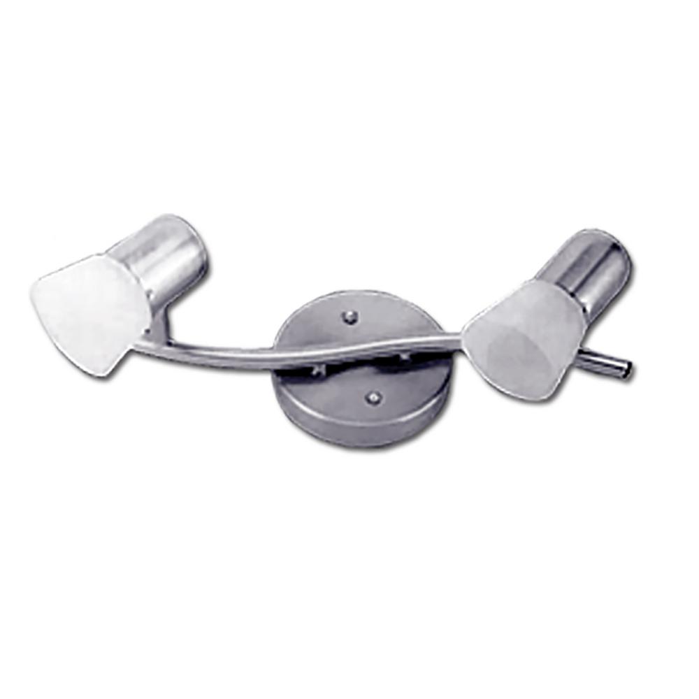 Globe Electric Grayson 6-Light Brushed Steel Adjustable Track Lighting ...